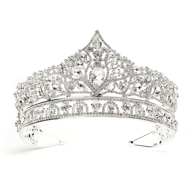 Crystal Tiara/Crown (Triangular Finishing) – Arabian Label Couture